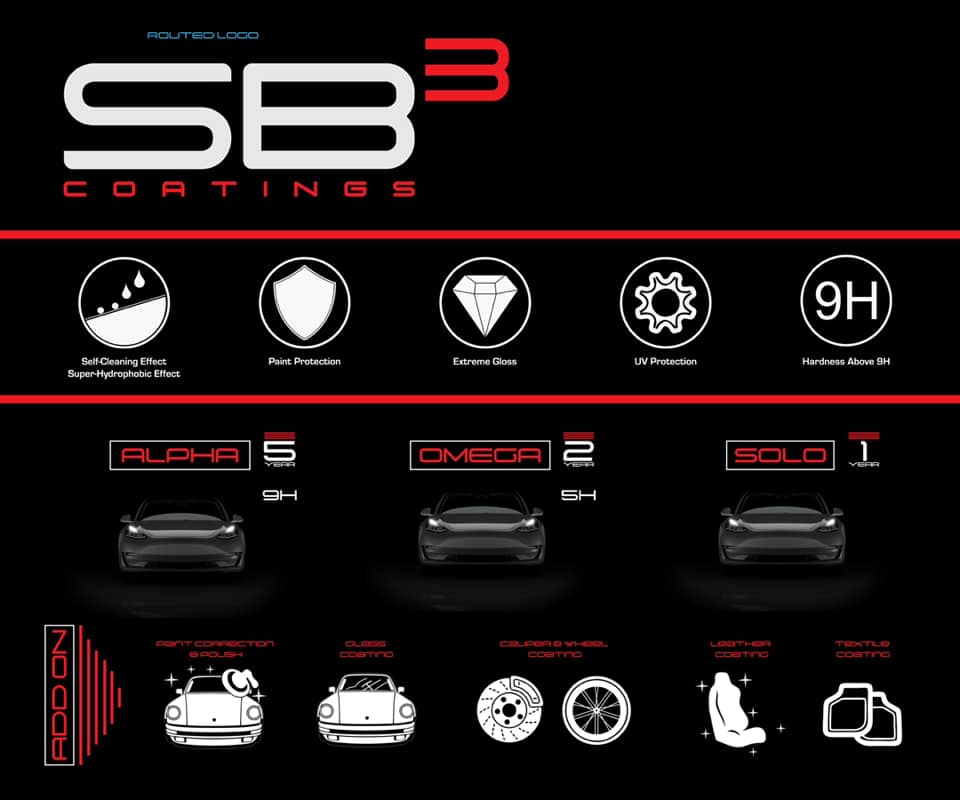 SB3 Ceramic Coatings | A Auto Detail Service